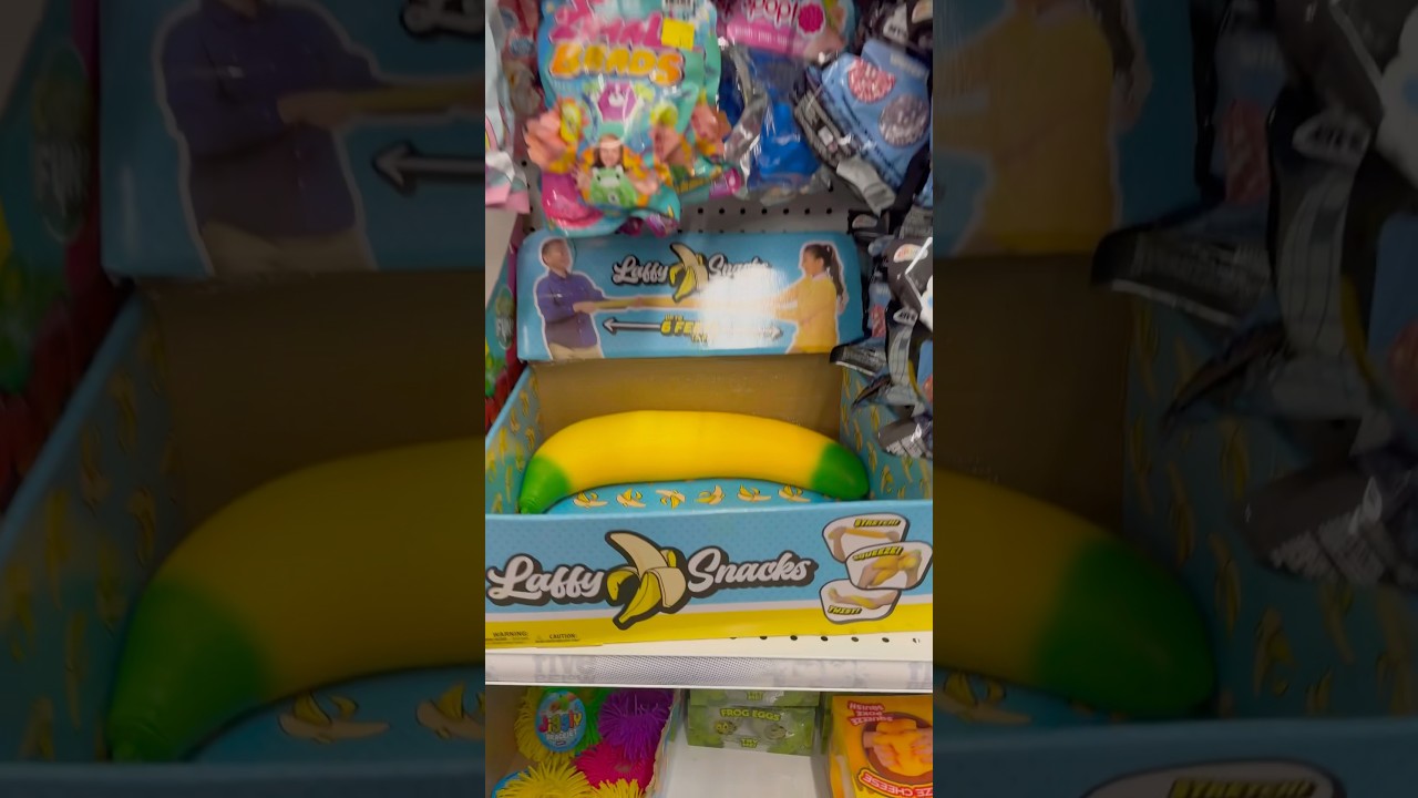 giant banana squishy at five below 🤩🍌 so satisfying 💛 #squishy #fidget #fivebelow #banana #fun