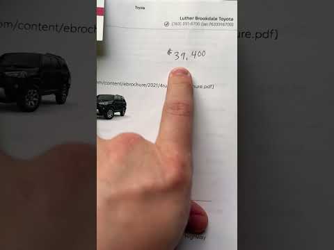 Showing how broken Toyota 4Runner prices are right now. #toyota #4runner #trd #cars #trdoffroad