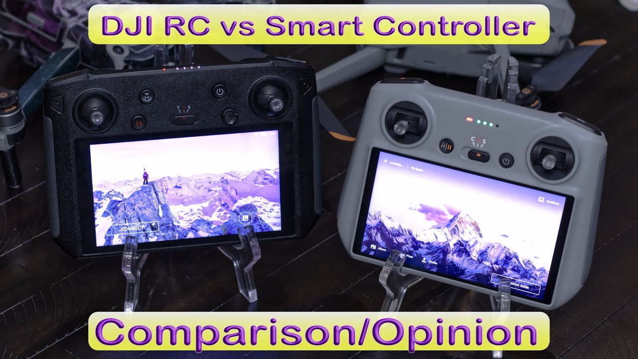 DJI RC vs Smart Controller - Stats - Testing - Opinion
