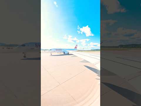 Zurich to UK | Flight Travel Timelapse | #travel #swissair #insta360