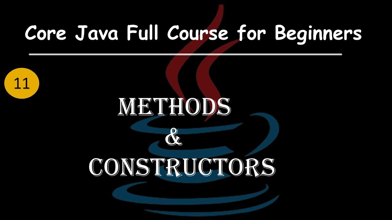 Java Methods and Constructors | Types, Usage and Key Differences Explained | Core Java For Beginners