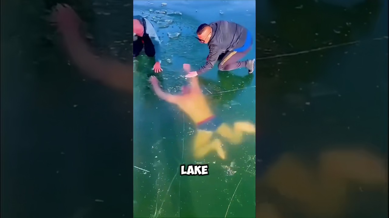 He Swims Under The Ice And… 🏊