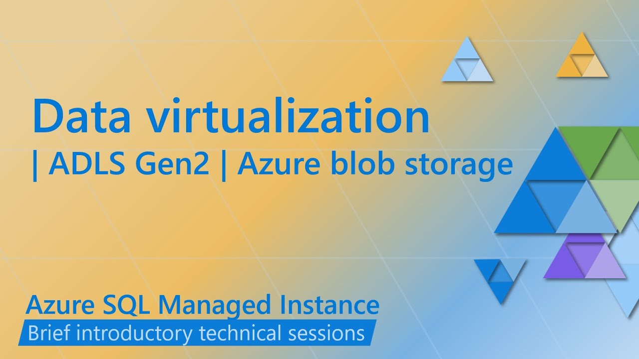 Data Virtualization with Azure SQL Managed Instance