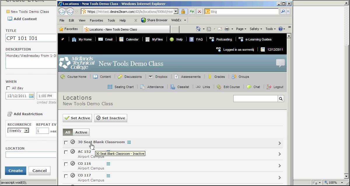 Creating Seating Chart Demo v9.4