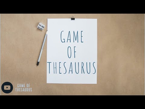 Game of Thesaurus | The Power of Words
