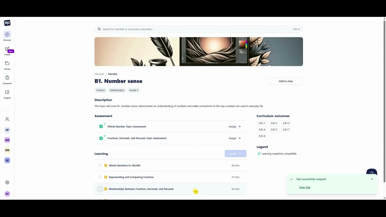 1-Min: Assigning Tasks & Activities