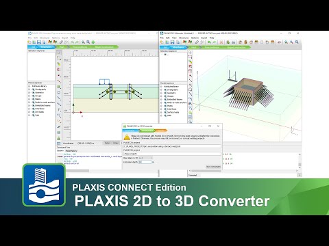 Using the PLAXIS 2D to 3D Converter