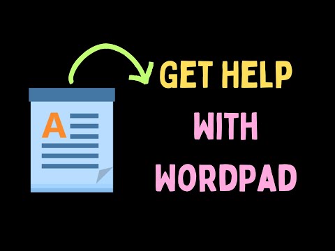 Get Help With WordPad In Windows 11