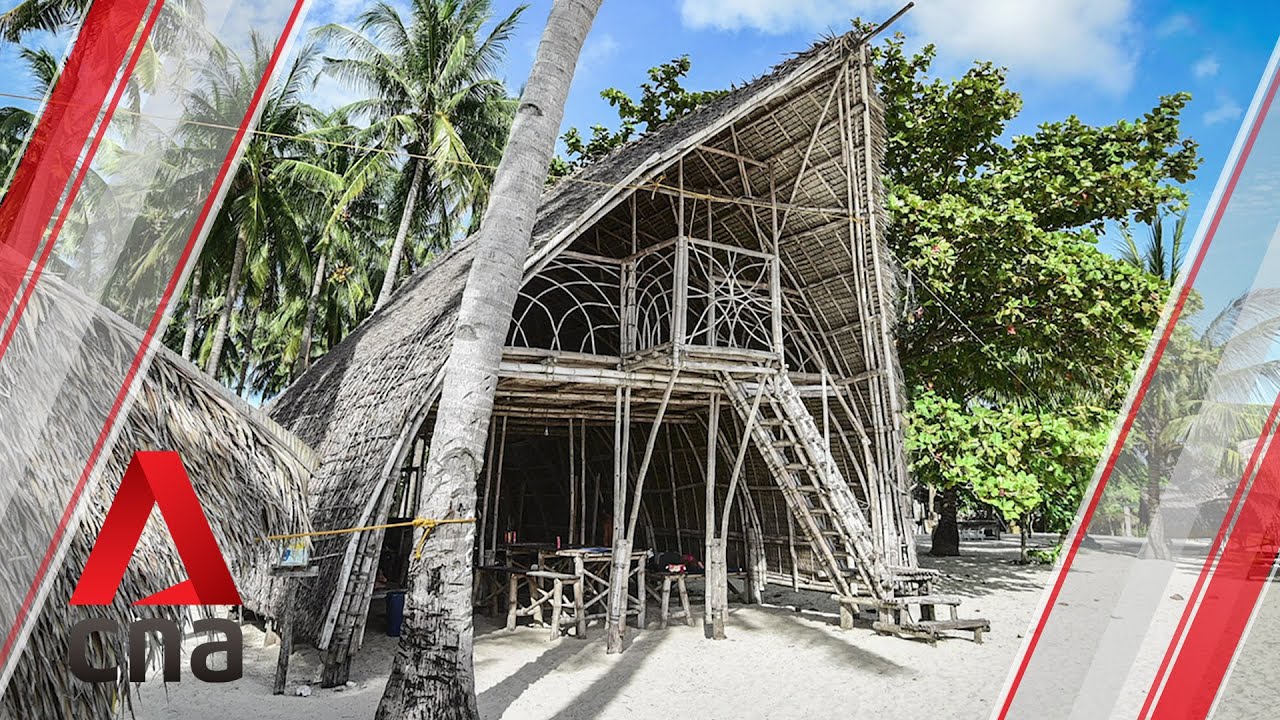 These bamboo huts in the Philippines are designed to survive typhoons
