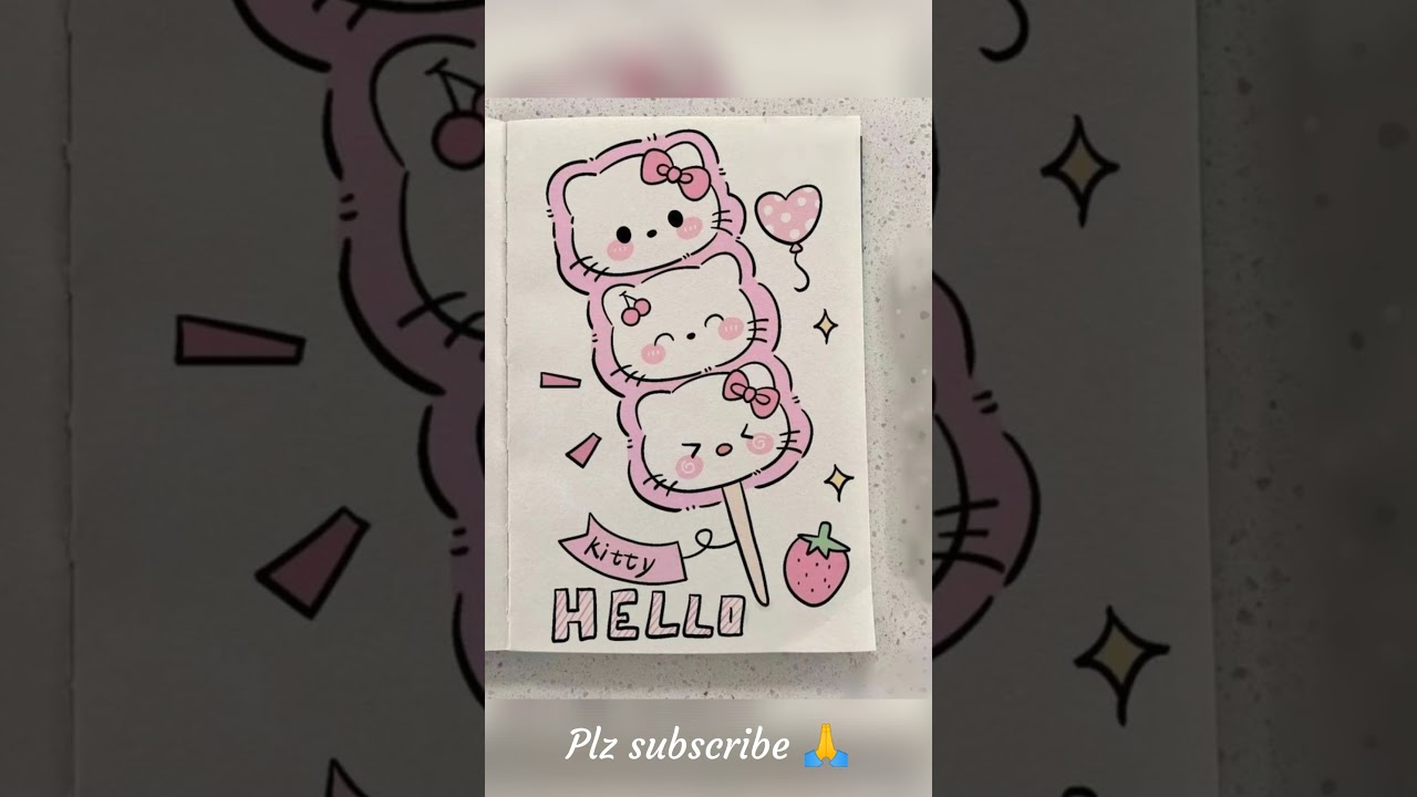 Aesthetic Drawing ideas 🌷🎀✨ | #like #subscribe #support