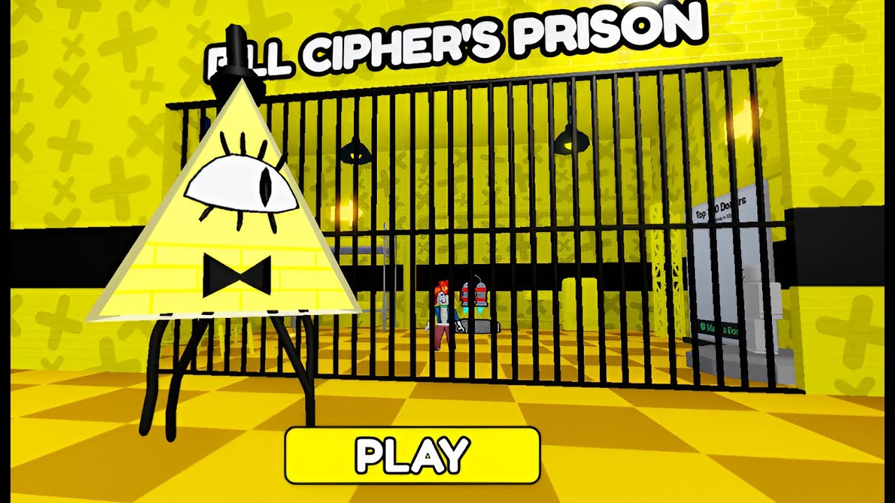 BILL CIPHER'S PRISON RUN OBBY #roblox #scarryobby