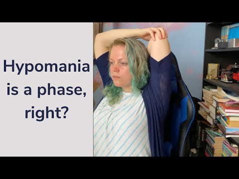 Hypomania is a phase right? | life with bipolar, depression, anxiety #shorts #mentalhealth