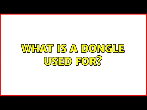 What is a dongle used for? (3 Solutions!!)
