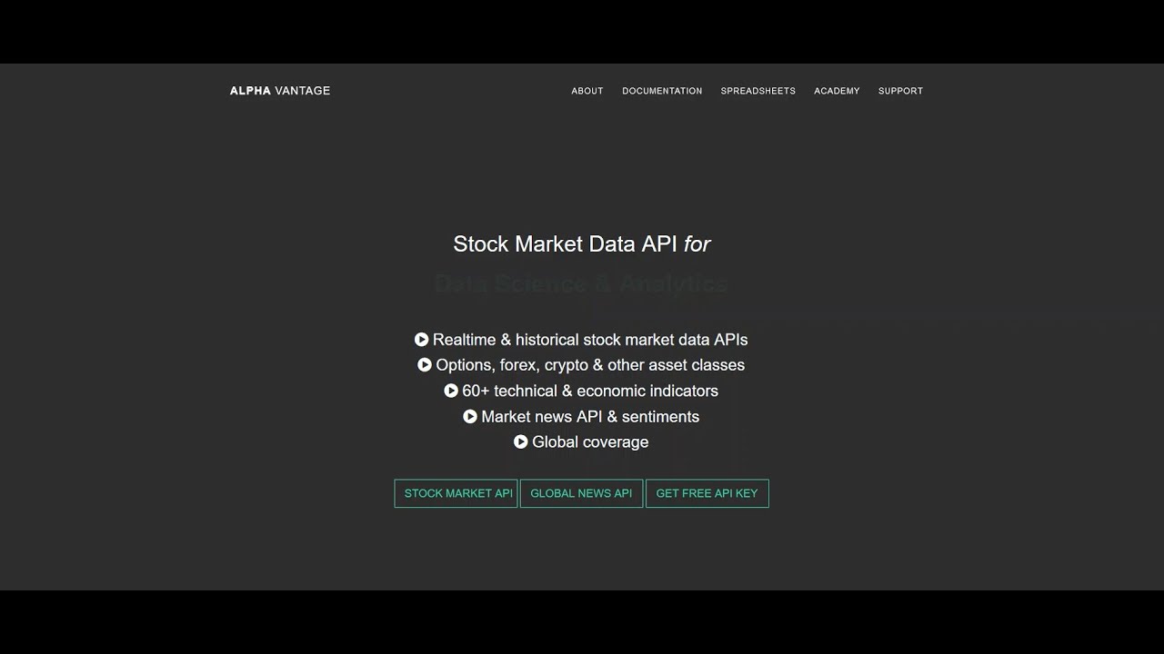 AlphaVantage Install