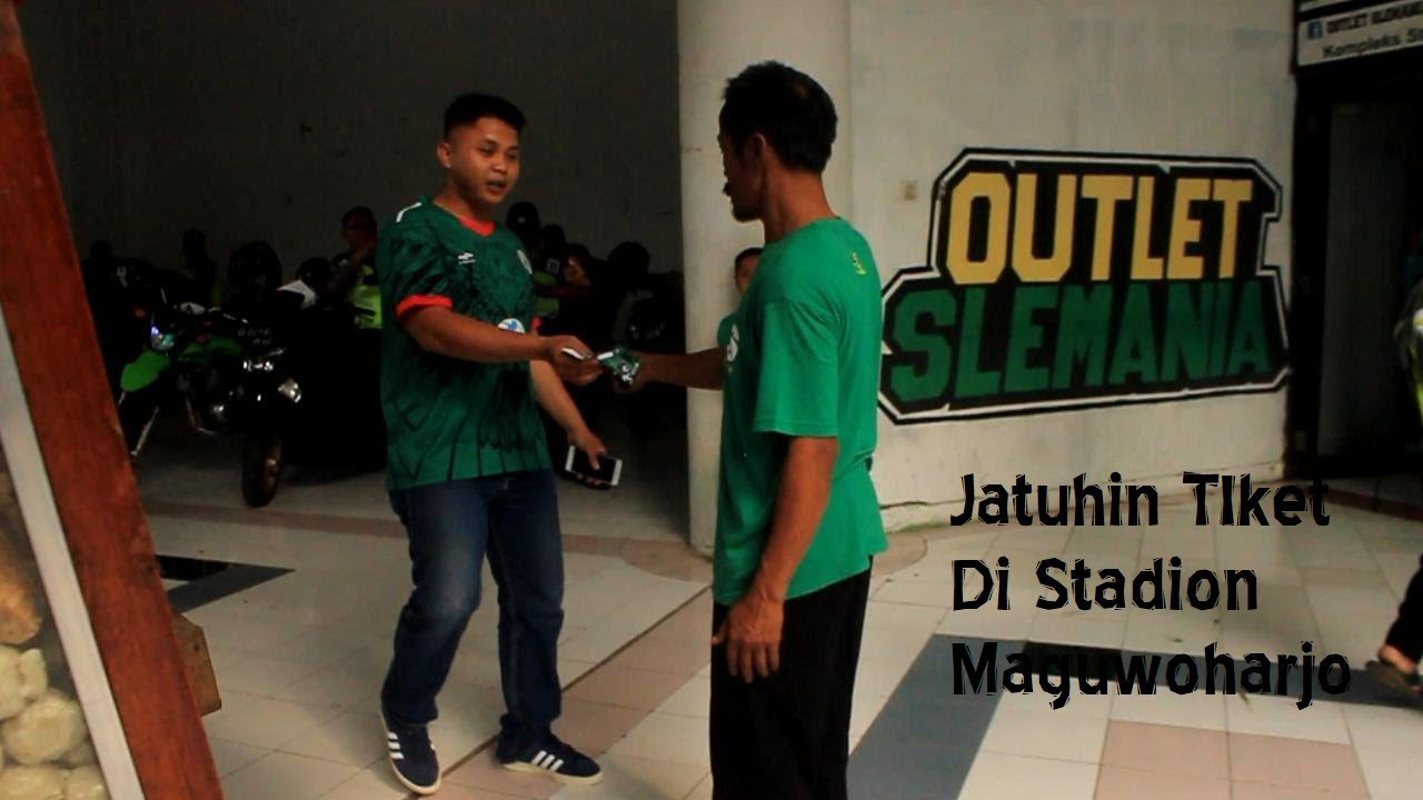 Social Experiment - Suporter bola Jatuhin Tiket didepan Sleman Fans, Lihat apa yang Terjadi !!