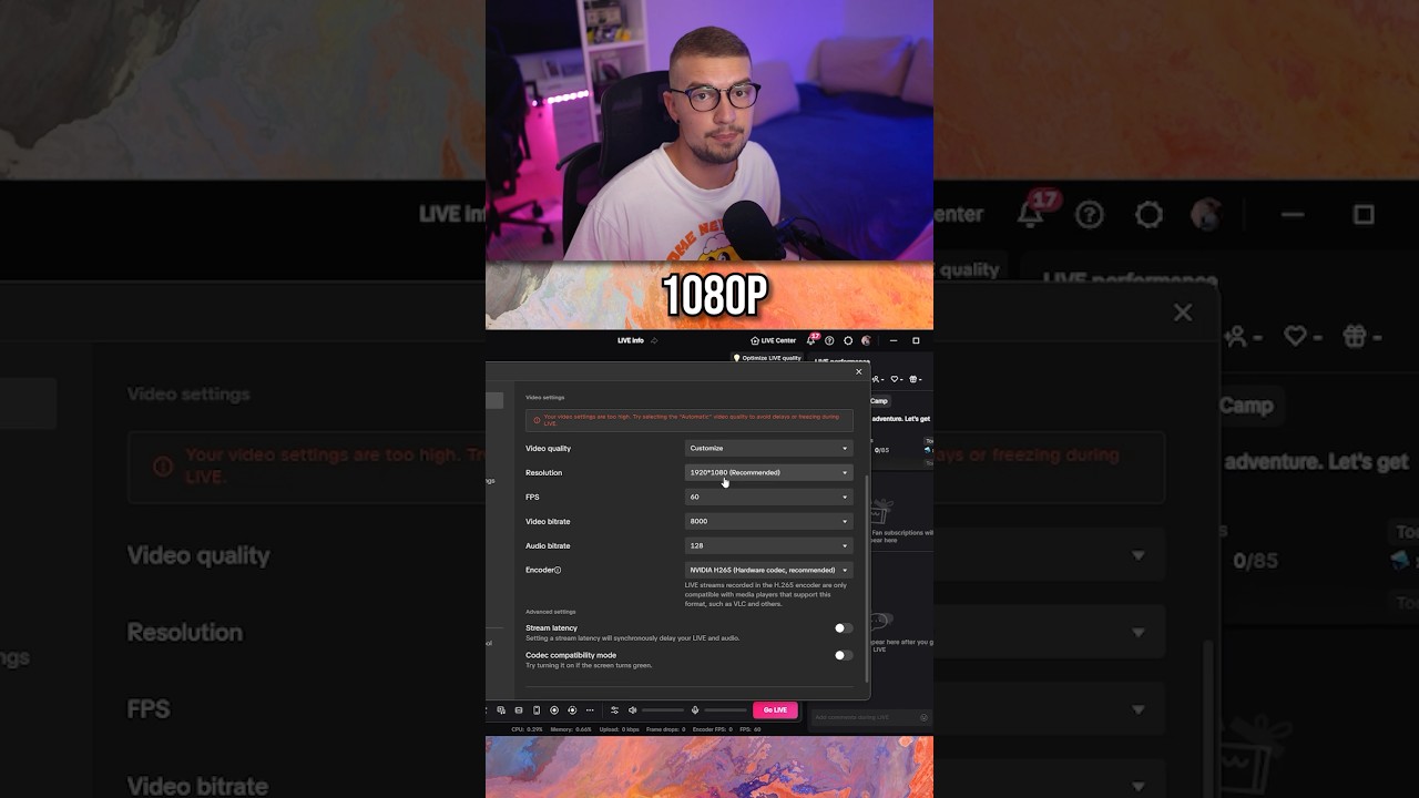Best STREAMING Settings For TikTok Live Studio!
