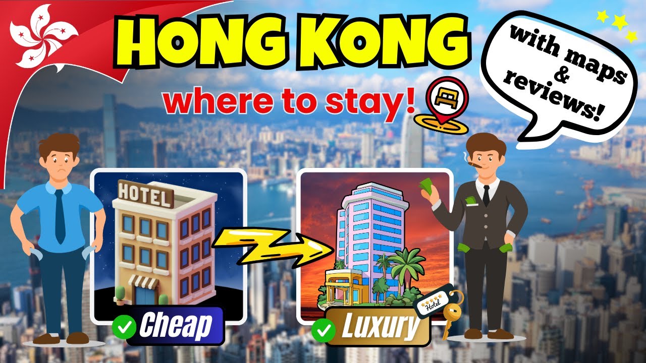 Top Areas and Stays in HONG KONG 🇭🇰! Best Guide with Maps 🗺️!