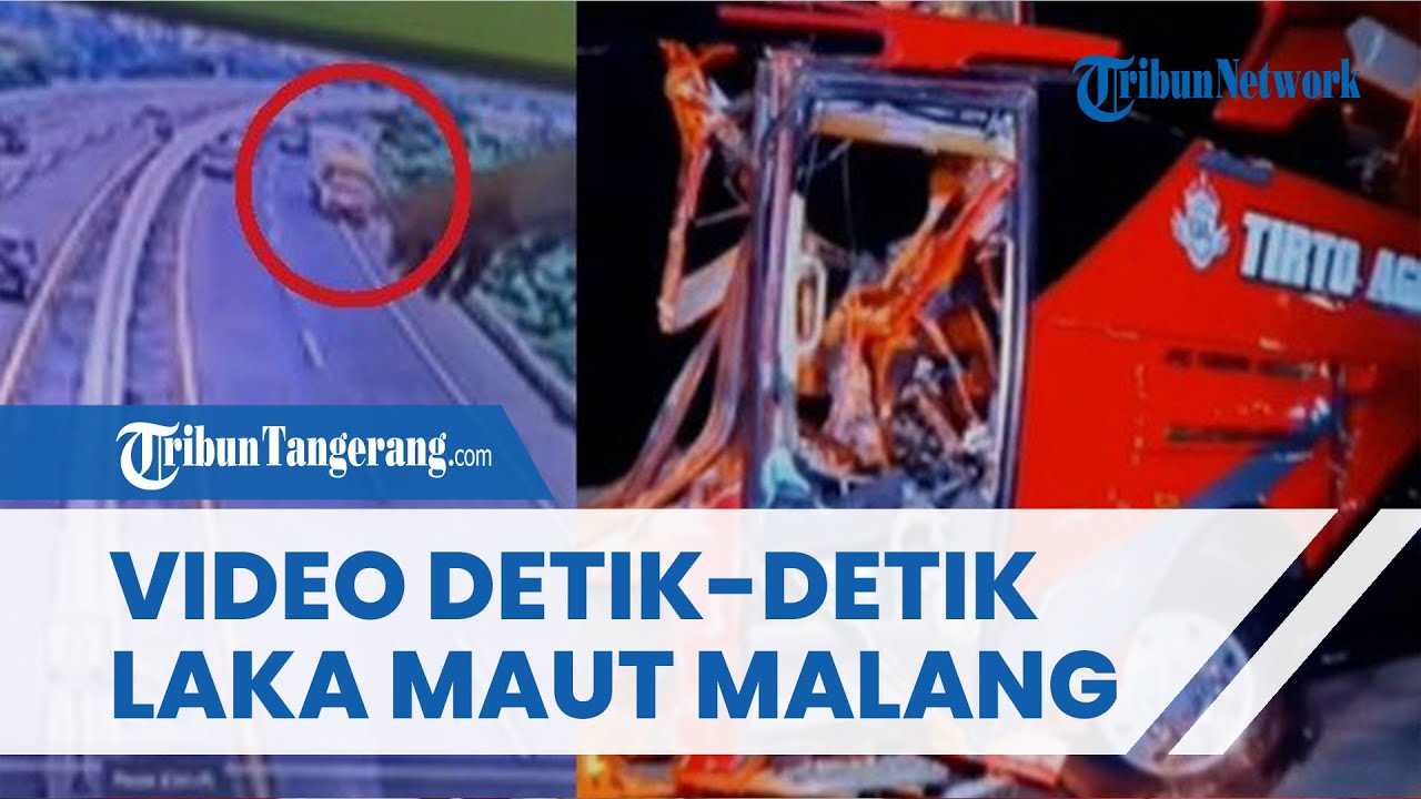 VIDEO CCTV Detik-detik Laka Maut Tol Pandaan-Malang, Jawa Timur Bus Vs Truk yang Tewaskan 4 ...