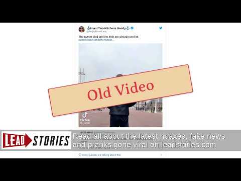 Fact Check: Video Does NOT Show Irish Dancers Celebrating Queen Elizabeth's Death By Dancing At...