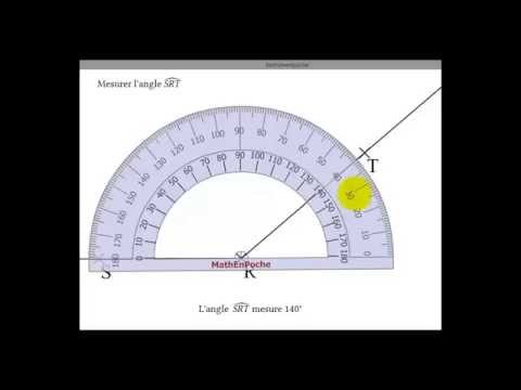 Angles et utilisation du rapporteur – Maths en Capsules