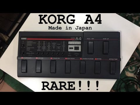 Korg A4 Guitar Multi Effect Processor Pedal (w/ bag+adaptor) | Reverb
