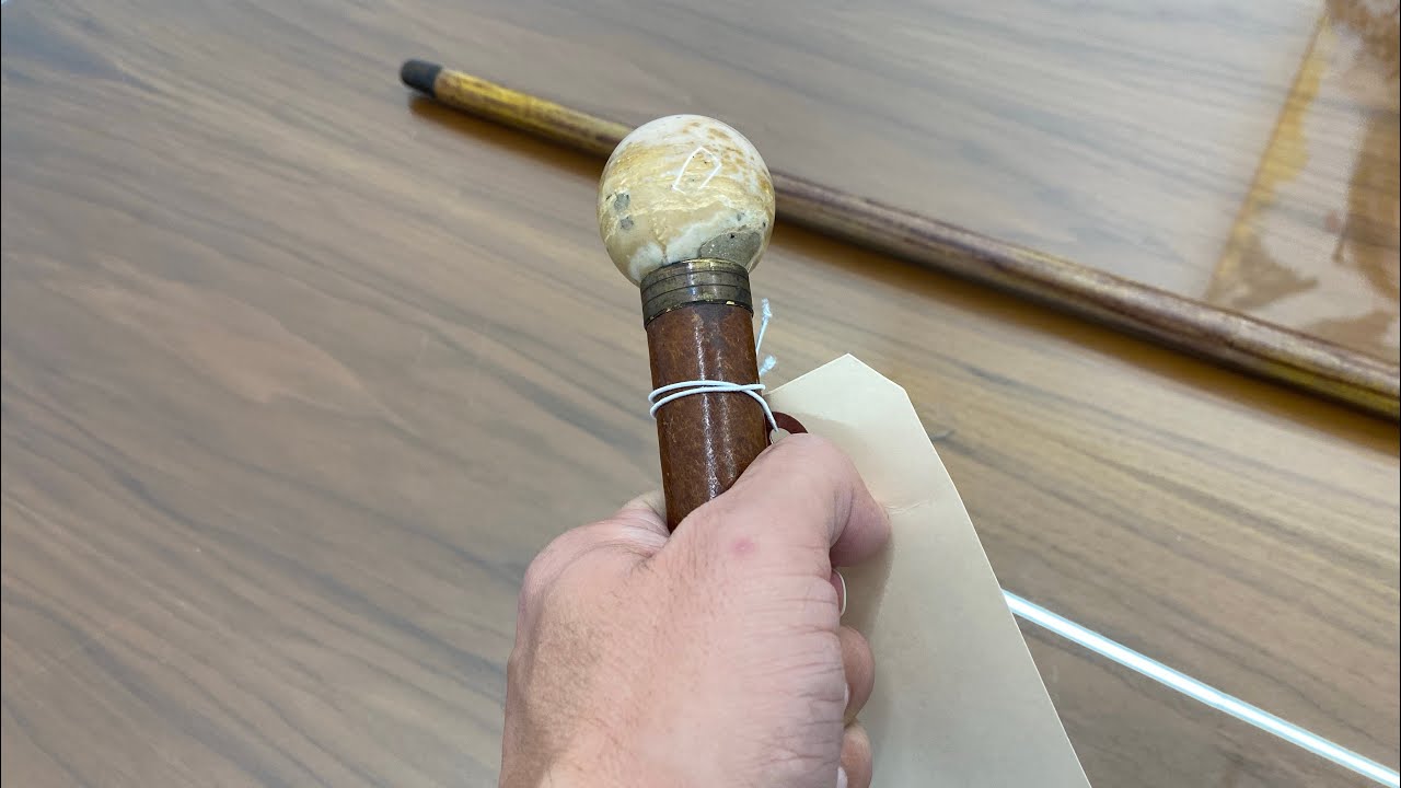 Very Unusual, Antique Weapon Cane (Victorian Self-Defense)