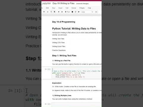 File Write | 100 Days of Python Programming | Day-19 #shorts #pythonchallenge