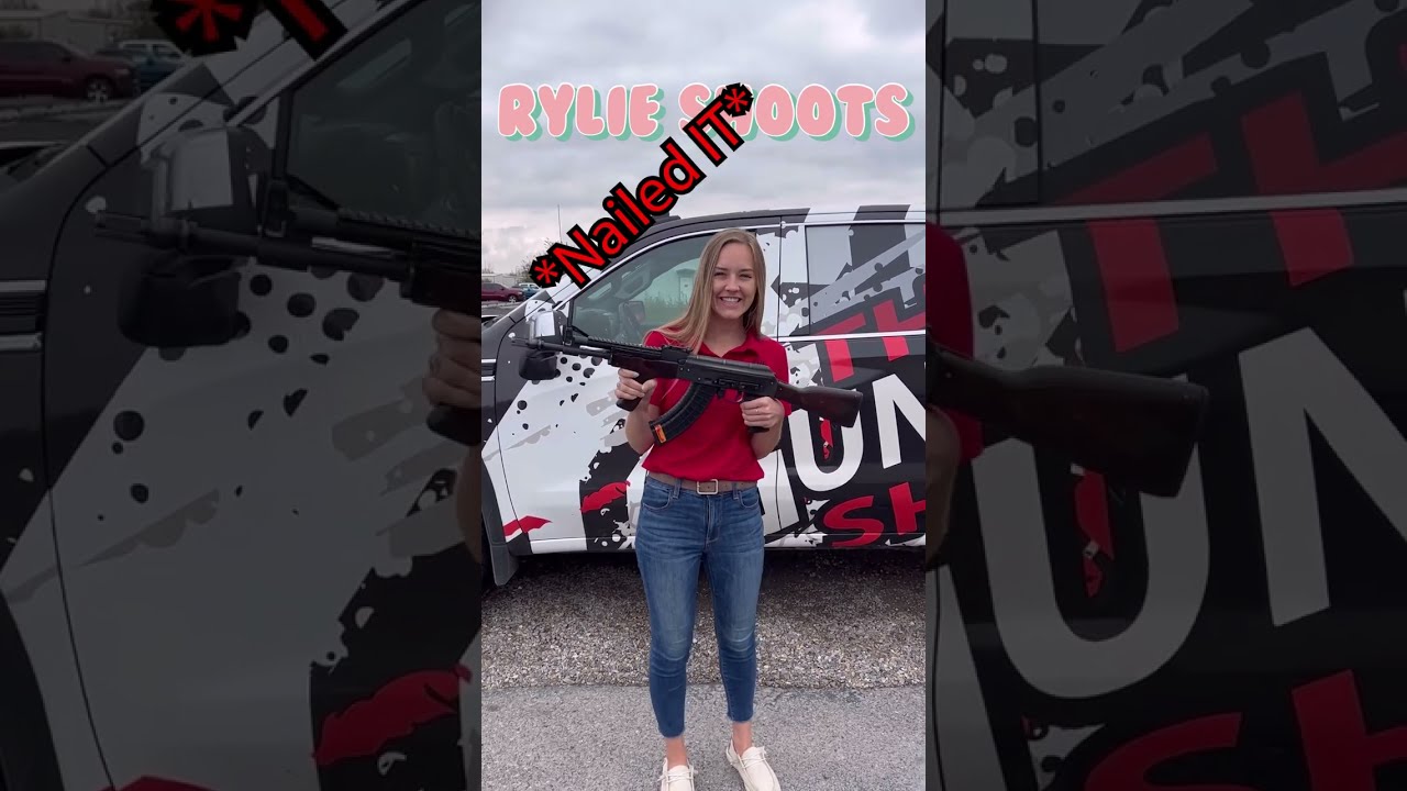 Rylie Reviews Episode 2 She did not like the Meridian AK... #short #shorts #gunreviews