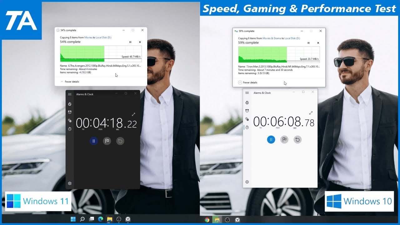 Perfect Windows 11 vs Windows 10 Speed, Performance, Gaming, Graphics, Copy Test | Which is better?