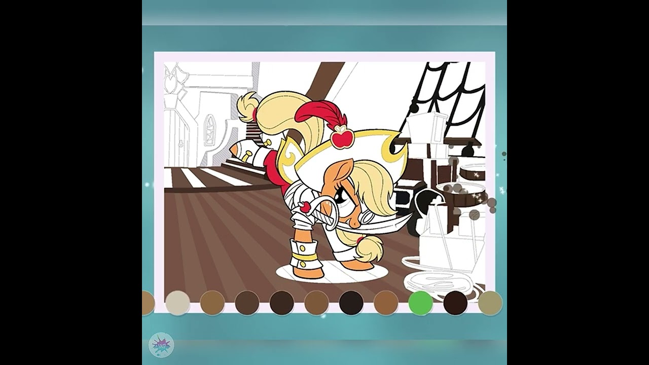 Pin page | My Little Pony | Coloring | Tik Tok #shorts