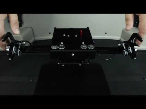 Demo - B&D Independence Automatic Wheelchair Restraint System for Unoccupied, Manual Wheelchairs.