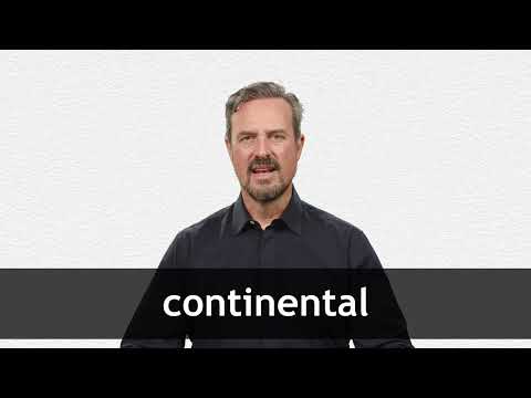 CONTINENTAL definition and meaning | Collins English Dictionary