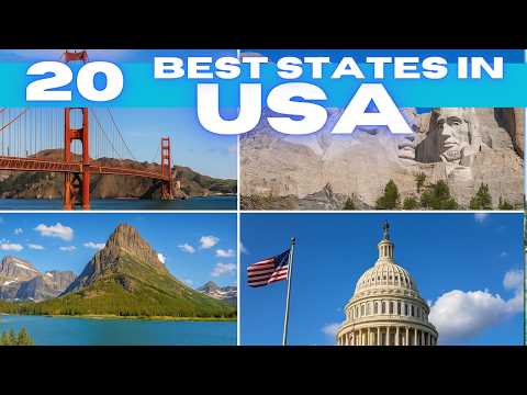 Best States to Travel in USA 2025 4K