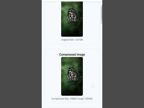 How to reduce image size from MB to KB? Compress JPEG to 200KB #jpeg #imagecompressor #shorts