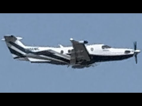 Pilatus PC-12 NG Takeoff From Idaho Falls [N985WC]