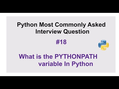 Python Interview Questions #18 - What is the PYTHONPATH variable In Python?