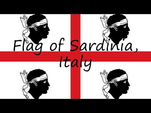 How to pronounce Flag of Sardinia, Italy in English?