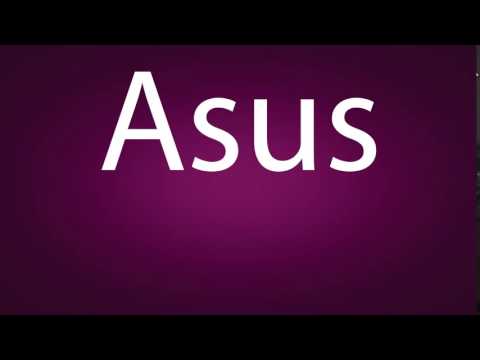 How to pronounce Asus