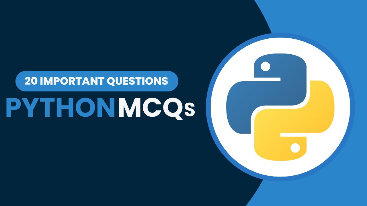 Python MCQs | Top 20 Python Questions and Answer | Tpoint Tech