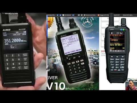 NEW - ALINCO DJ-X100 or UNIDEN SDS100 - AOR DV10 RECEIVERS