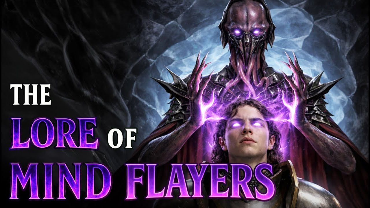 The Lore of Mind Flayers & The Elder Brain | D&D Lore