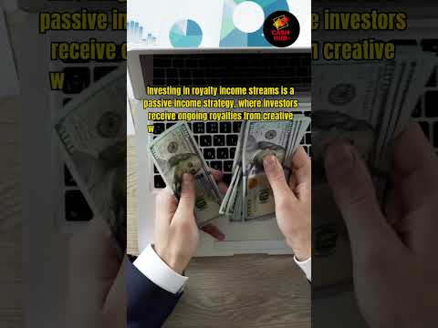 Investing in royalty income streams is a passive income strategy, #shorts #passiveincome