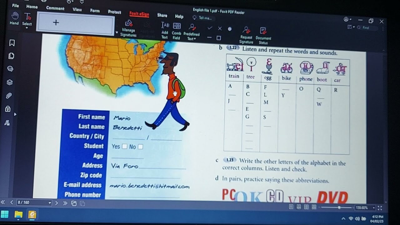 Unit 1C/American English File 1