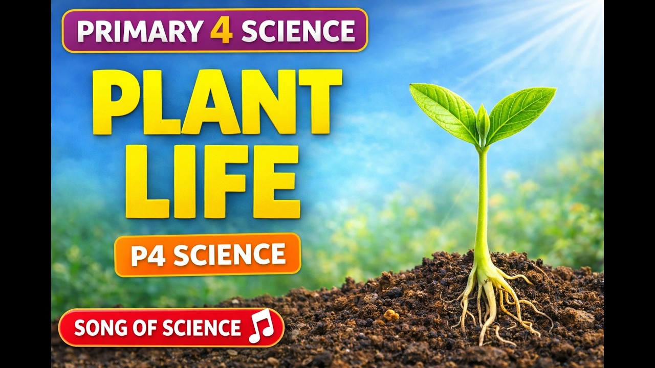 Primary 4 Science 🌱 Plant Life | Lessons 1–3 | Science Song & Lesson