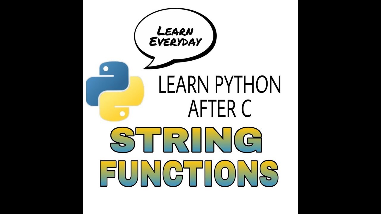 08 String Functions in python