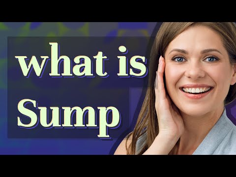 Sump | meaning of Sump