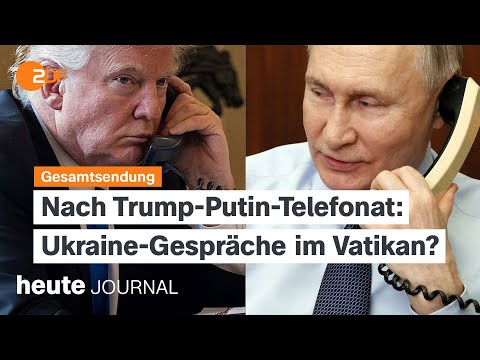 heute journal vom 19.05.2025 Trump-Putin-Telefonat, Hilfslieferungen nach Gaza, Arbeitszeit