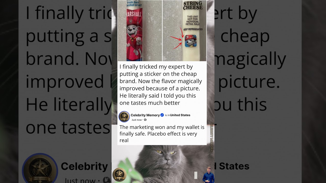 Why does a simple cartoon sticker change our entire perception of flavor