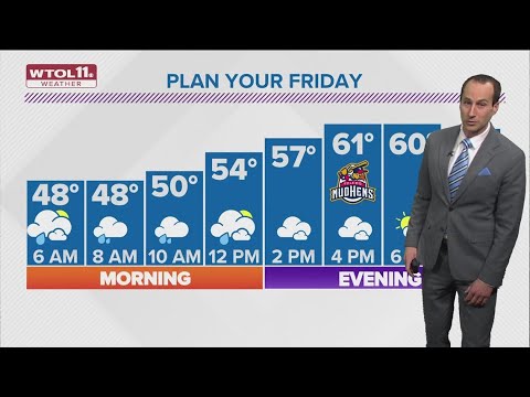 Mild overnight temperatures; windy, warm and rainy Friday | WTOL 11 Weather - March 30