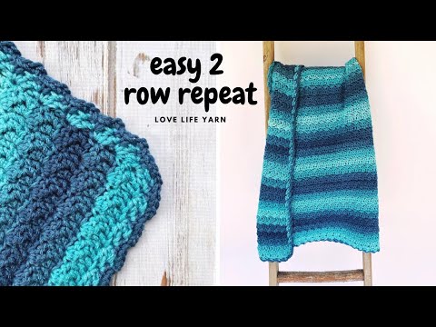 Easy & Quick Crochet Baby Blanket (Tutorial)